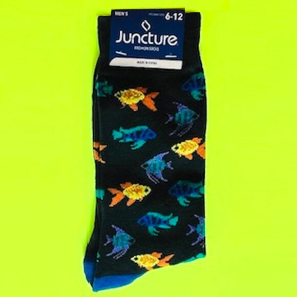 Underwear & Socks | Mens Colorful Fish Socks | Poshmark